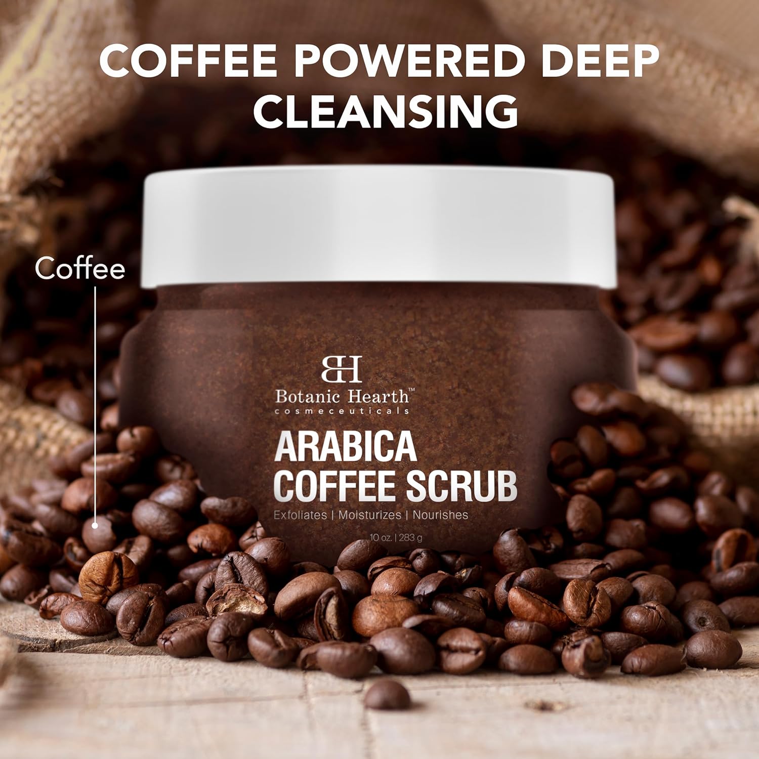 Arabica coffee scrub store
