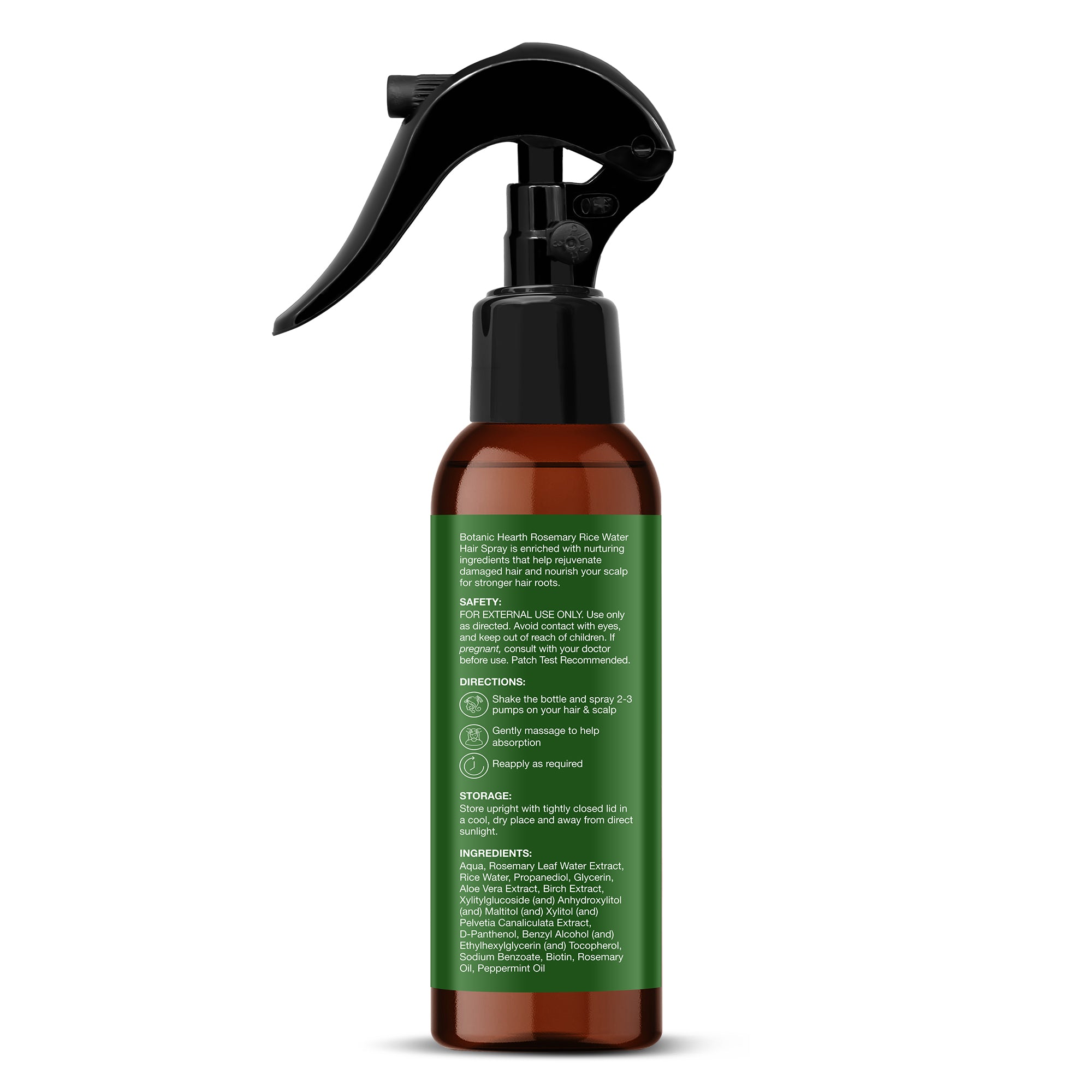Rosemary Rice Water Hair Spray - 200ml – Botanic Hearth
