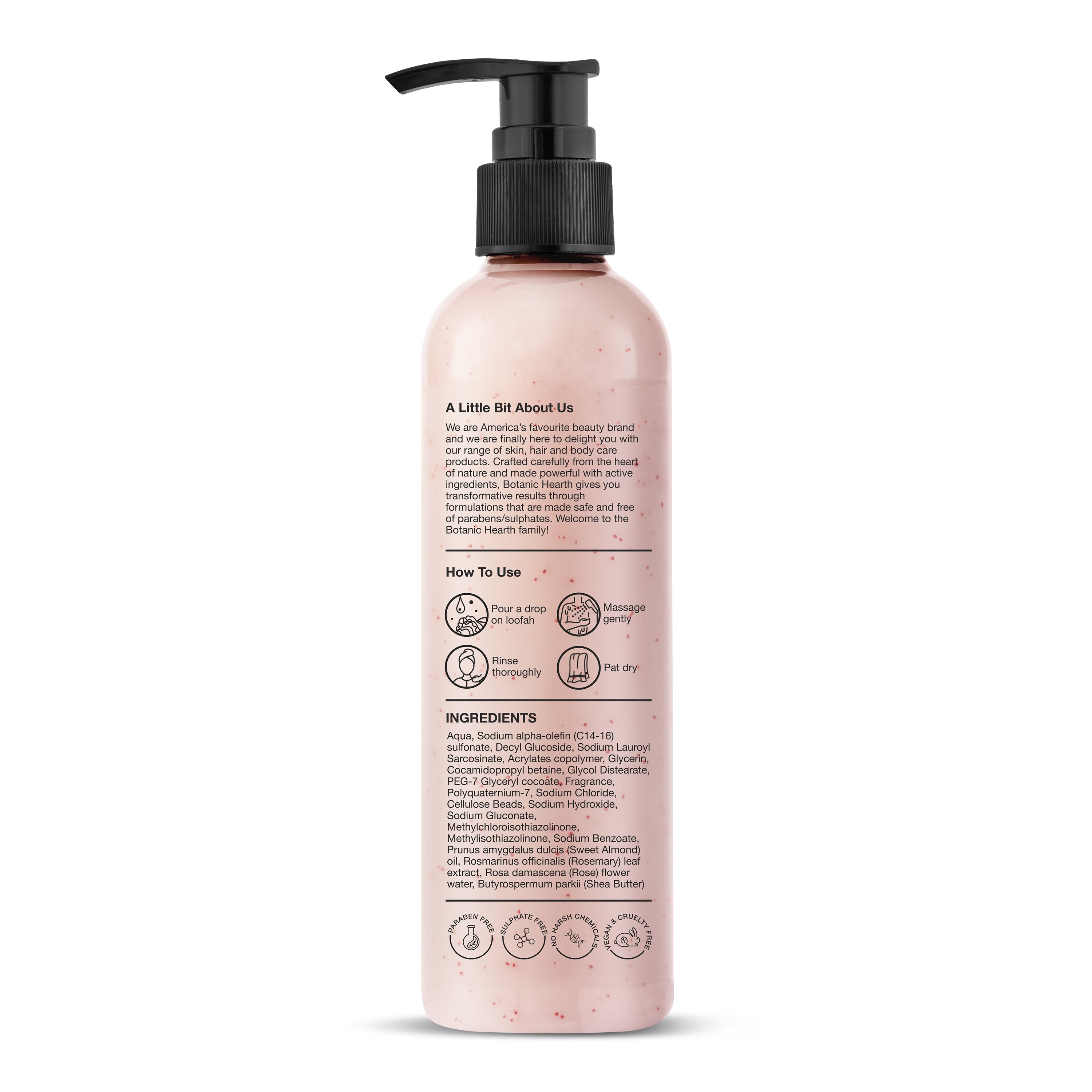 Botanic Hearth British Rose & Almond Body Wash, 245ml – Botanic Hearth ...
