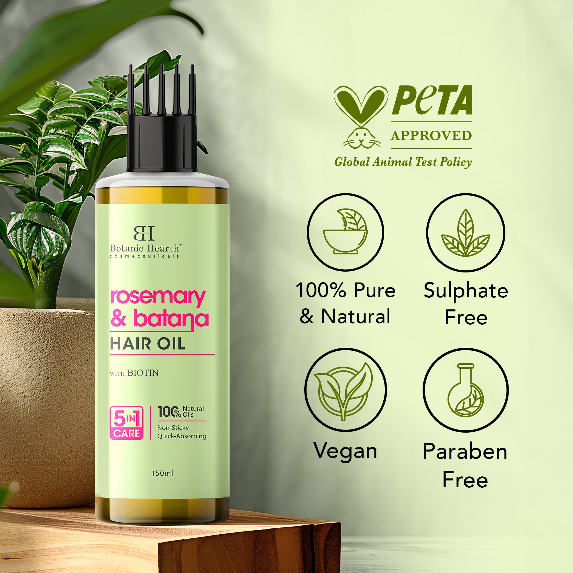 100% Pure Rosemary Batana Oil for Hair Growth - 150ml – Botanic Hearth